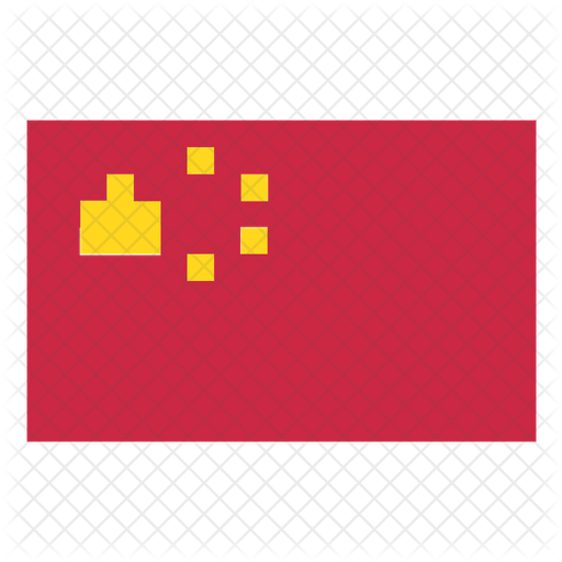 China Flag Icon - Download in Flat Style