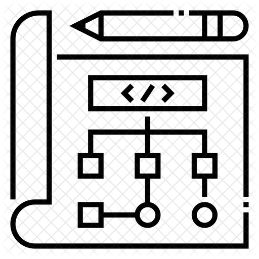 Coding Hierarchy Icon - Download in Line Style