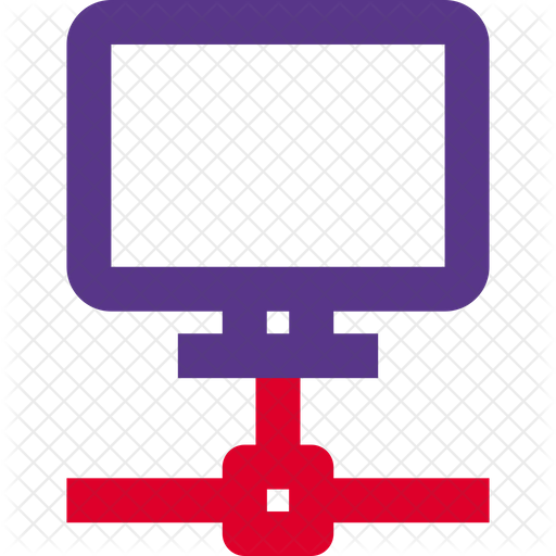 Computer Network Icon - Download in Dualtone Style