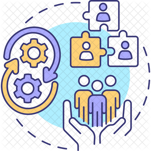 Create employee resource groups Icon - Download in Colored Outline Style Create employee resource groups Icon - Download in Colored Outline Style