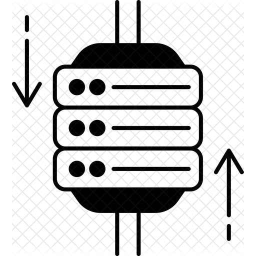 Data Compression Icon - Download in Glyph Style