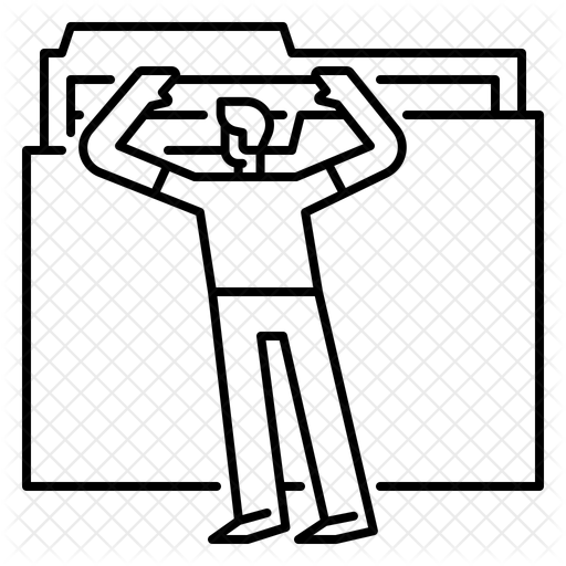 Data Folder Icon Download In Line Style