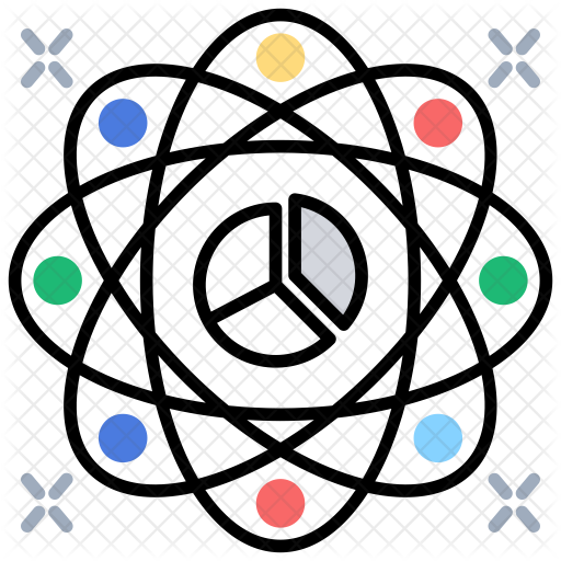 Data Science Icon - Download in Colored Outline Style