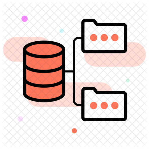 Data Structure Icon - Download in Colored Outline Style