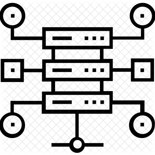 Data Structure Icon - Download in Line Style