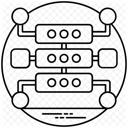 Data Structure Icon - Download in Line Style