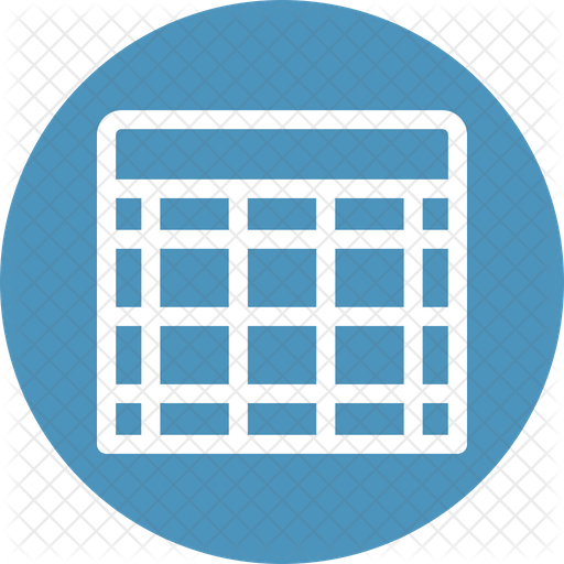 Data Table Icon - Download in Rounded Style
