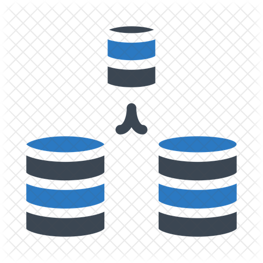 Database architecture Icon - Download in Flat Style
