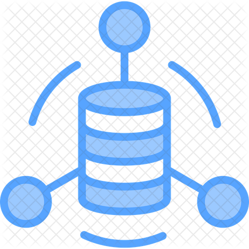 Database Connection Icon - Download in Dualtone Style