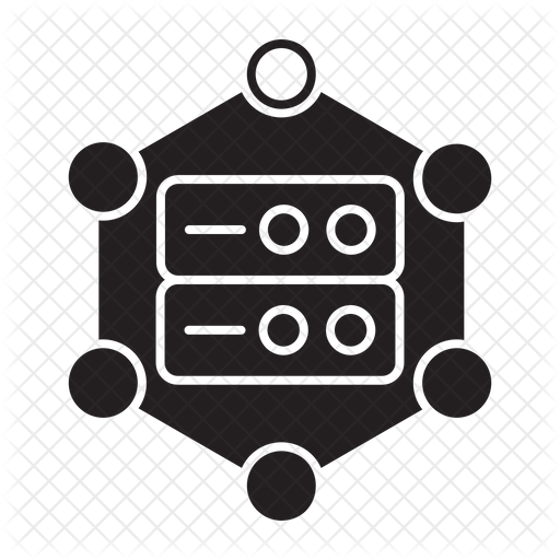 Database Connection Icon - Download in Glyph Style