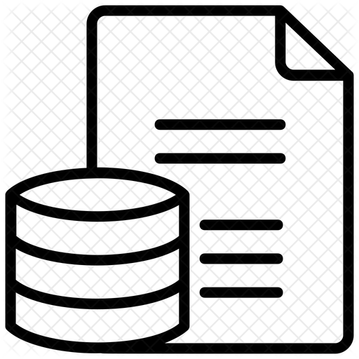 Database File Icon - Download in Line Style