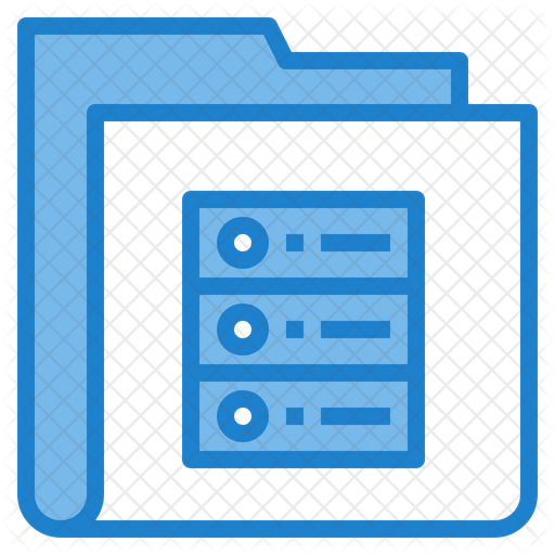 Free Database Folder Icon of Colored Outline style - Available in SVG ...
