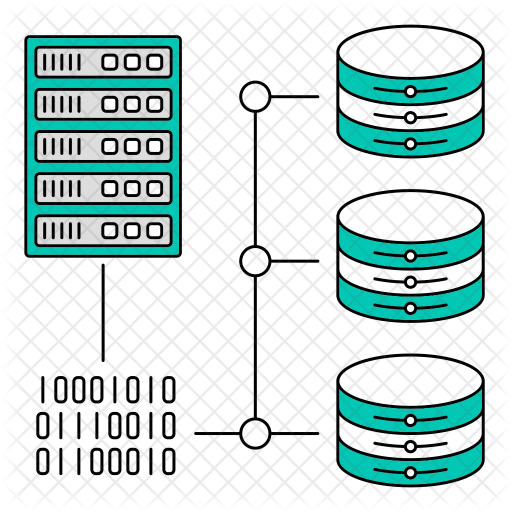 Database protocol Icon - Download in Colored Outline Style