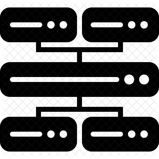 Database structure Icon - Download in Glyph Style