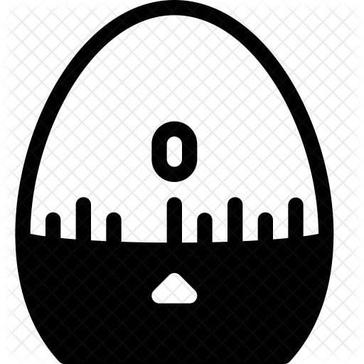 Egg timer Icon - Download in Glyph Style