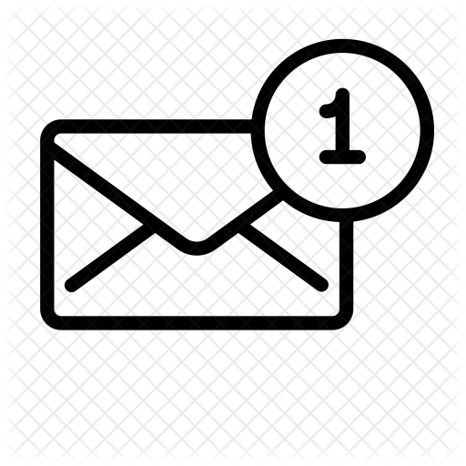 Email notification Icon - Download in Line Style Email notification Icon - Download in Line Style