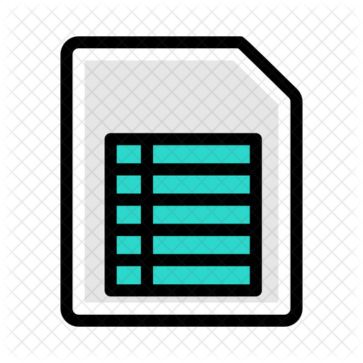 Excel Sheet Icon Download In Colored Outline Style excel-sheet-icon-download-in-colored-outline-style
