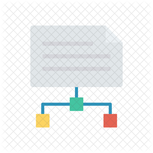 File Hierarchy Icon Download In Flat Style