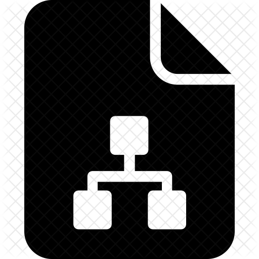 File structure Icon - Download in Glyph Style