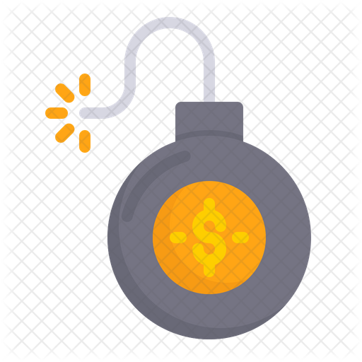 Financial Crisis Icon - Download in Flat Style Financial Crisis Icon - Download in Flat Style