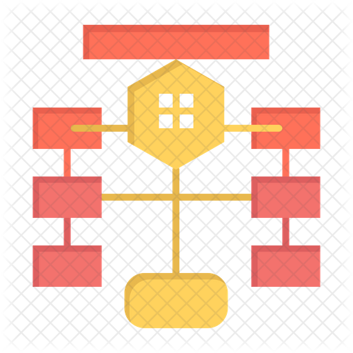 Flowchart Diagram Icon - Download in Flat Style