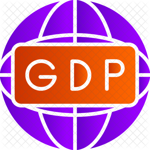 Gdp Growth Icon - Download in Gradient Style Gdp Growth Icon - Download in Gradient Style