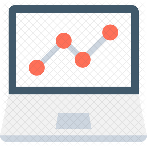 Graph Screen Icon - Download in Flat Style
