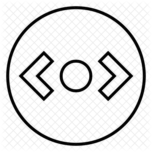 Horizontal Scroll Icon - Download in Line Style Horizontal Scroll Icon - Download in Line Style