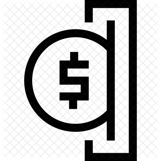 Insert Coin Icon - Download in Line Style Insert Coin Icon - Download in Line Style