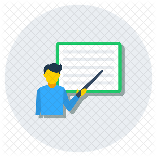 Introduction Icon - Download in Flat Style