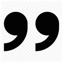 Inverted Commas Icon Download In Glyph Style
