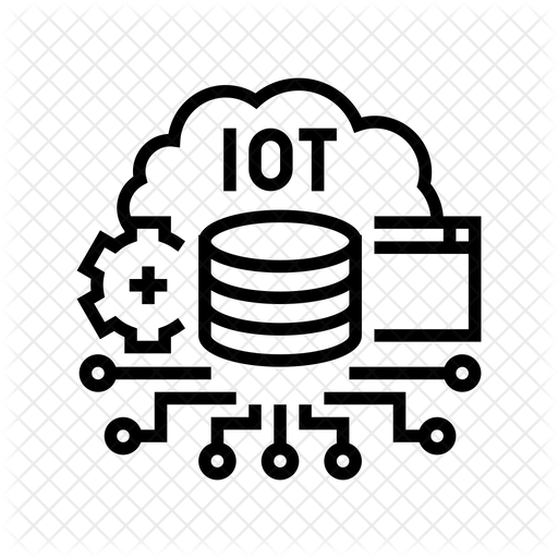 Iot Server Icon Download In Line Style