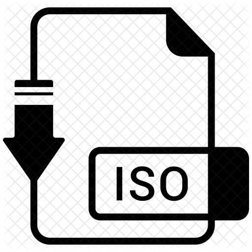 Iso file Icon - Download in Glyph Style
