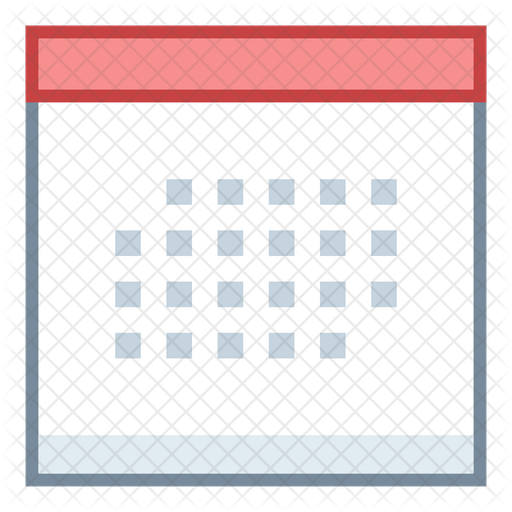 January Month Icon - Download in Colored Outline Style January Month Icon - Download in Colored Outline Style