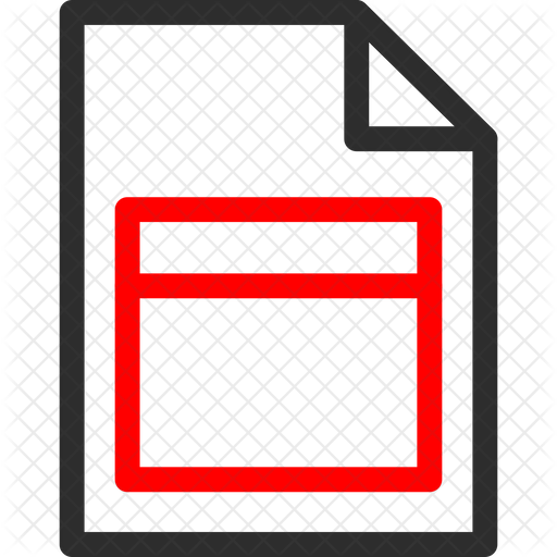 Layout File Icon Icon - Download in Dualtone Style