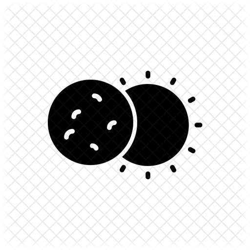 Lunar Eclipse Icon - Download in Glyph Style