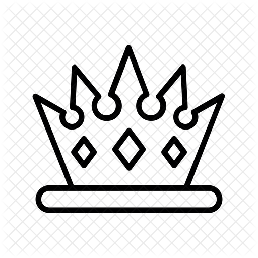 Medieval Crown Icon Download In Line Style