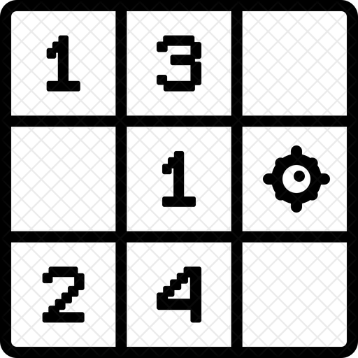 Minesweeper Icon Download In Line Style
