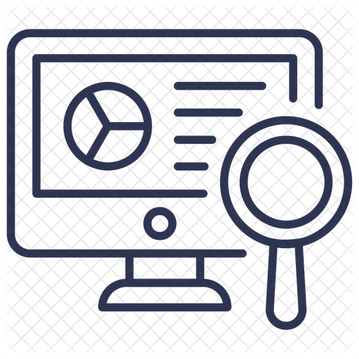 Monitoring Project Data Icon Download In Line Style