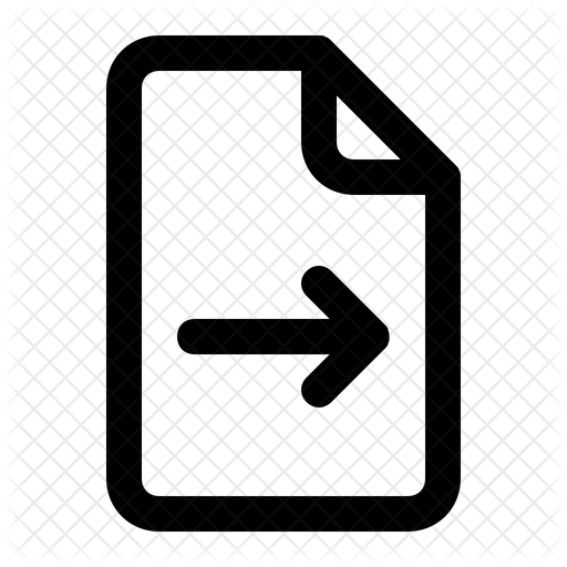 Next Page Icon - Download in Line Style