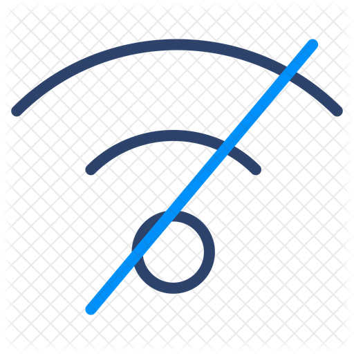 No Wifi Connection Icon - Download in Dualtone Style