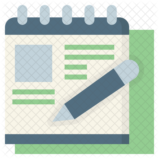 Notepad Icon - Download in Flat Style