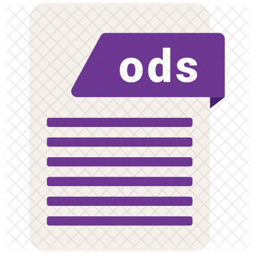 Ods file Icon - Download in Flat Style Ods file Icon - Download in Flat Style