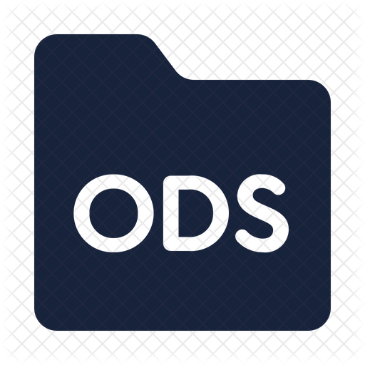 Ods Folder Icon - Download In Glyph Style