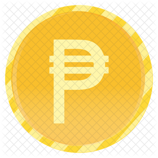 Philippine Peso Coin Icon Download In Flat Style
