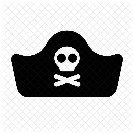 Pirates hat Icon - Download in Glyph Style Pirates hat Icon - Download in Glyph Style