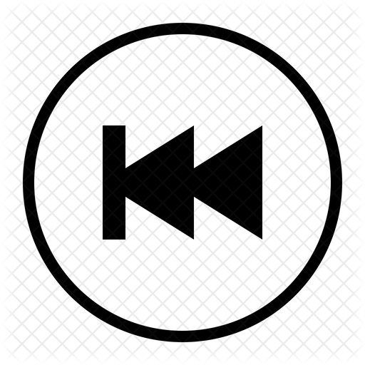 Previous Button Icon - Download in Glyph Style Previous Button Icon - Download in Glyph Style