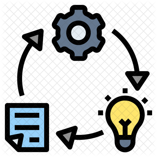 Problem Solution Icon - Download in Colored Outline Style