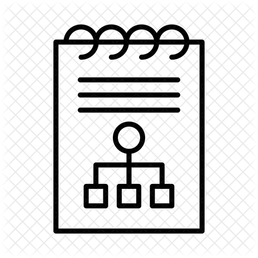 Process Flow Icon - Download in Line Style