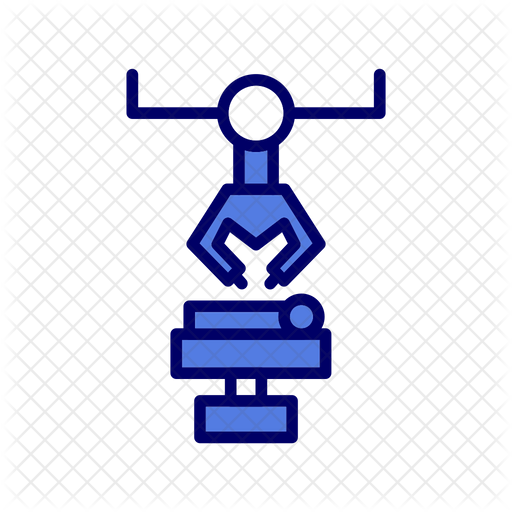 Robotic Surgery Icon - Download in Colored Outline Style Robotic Surgery Icon - Download in Colored Outline Style